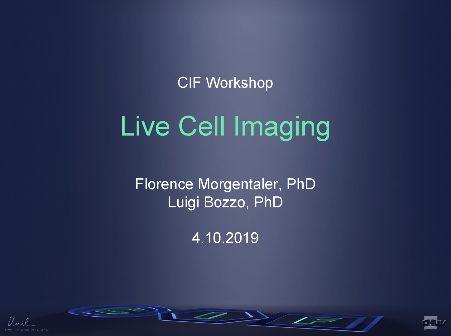 Live Cell Imaging Workshop Slides available in the download section – Cellular Imaging Facility